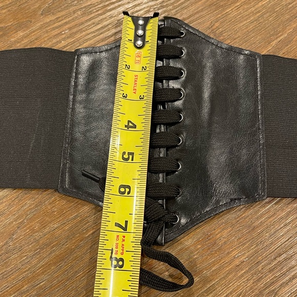 Boutique | Accessories | Faux Leather Laceup Corset Waist Belt Goth ...